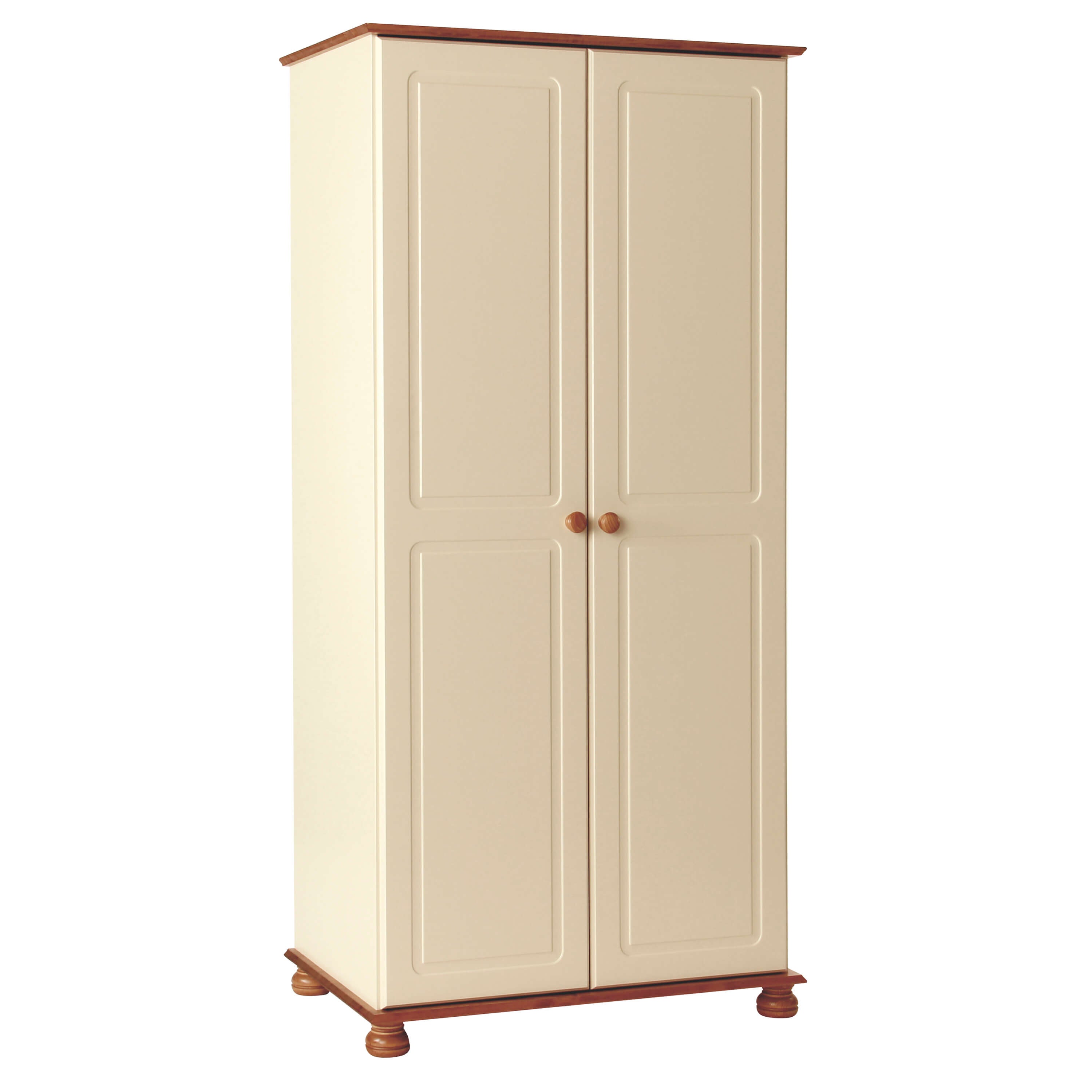 Cream pine wardrobe store